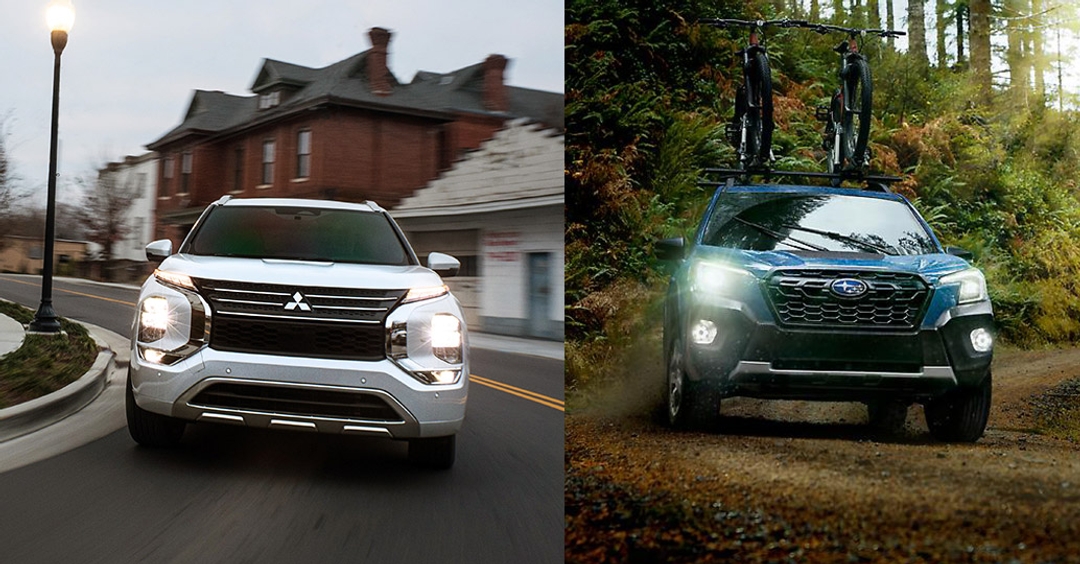 Mitsubishi Outlander 2022 vs Subaru Forester 2022 | Mitsubishi de ...